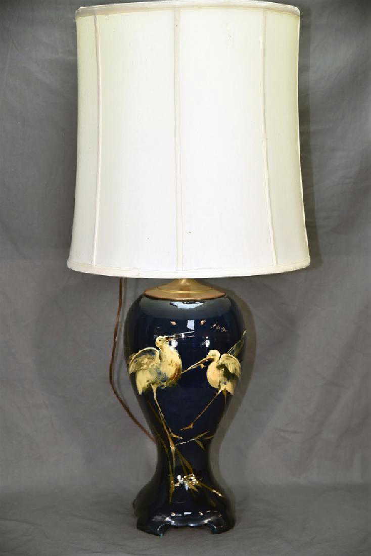 Weller Dickens Ware Egret Table Lamp