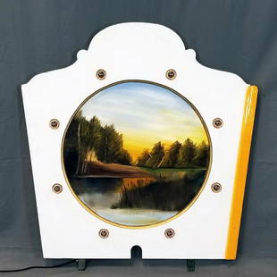 A Herschell Spillman Carousel Panel