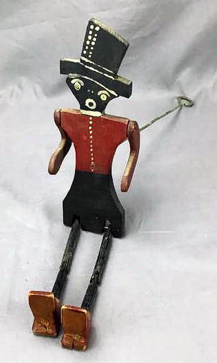 Folk Art Wooden Dancing Man