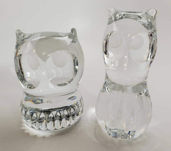 Vintage Spode Cut Lead Crystal Owl Figures - Mar 10, 2022 | Epic ...