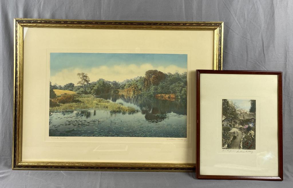 2 Wallace Nutting Signed Hand Tinted Prints (#0238) on May 21, 2022 ...