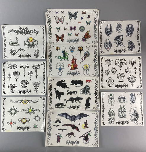 Jeff Bartels Vintage Flash Tattoo Designs 1997