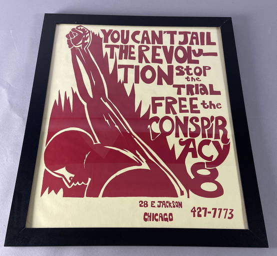 Free The Conspiracy 8 1968 Protest Poster