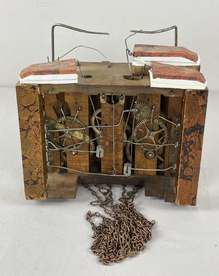 Cuckoo Quail Clock Movement & Bellows Auction