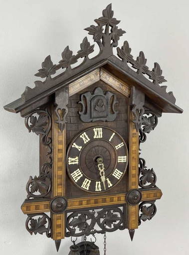German Black Forest Railroad Cuckoo Clock