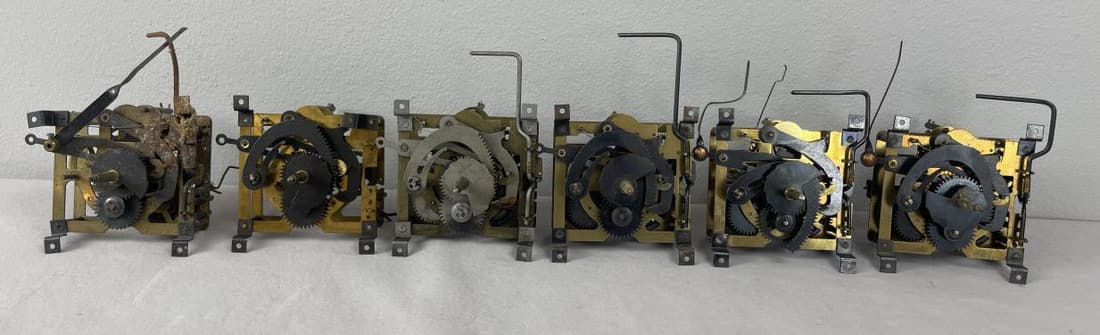 6 Schmeckenbecher Regula 25 Cuckoo Clock Movements Auction