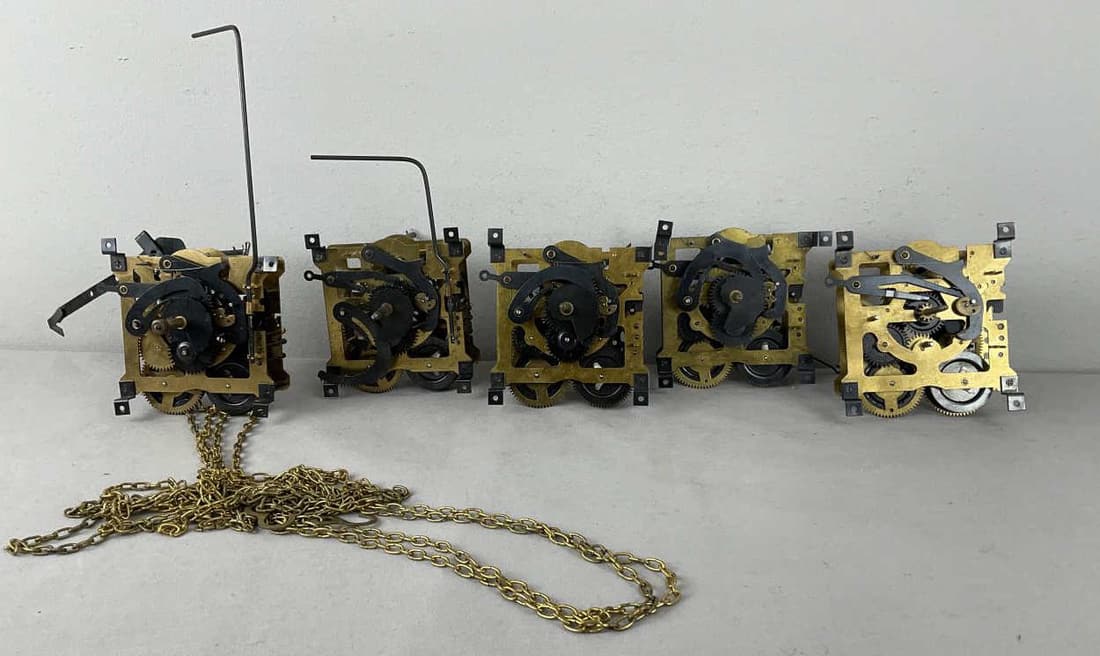 Five 8 Day Regula 34 Cuckoo Clock Movements Auction