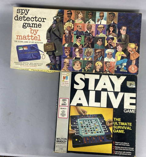 Spy Detector & Stay Alive Board Games