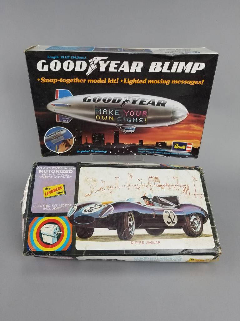 Good Year Blimp & Jaguar Model Kits Auction