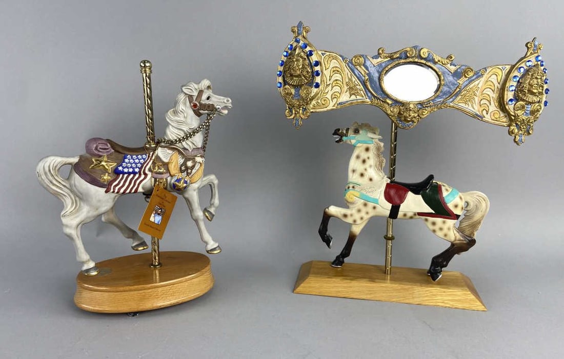 Michelle Phelps & Tobin Fraley Carousel Horses Auction