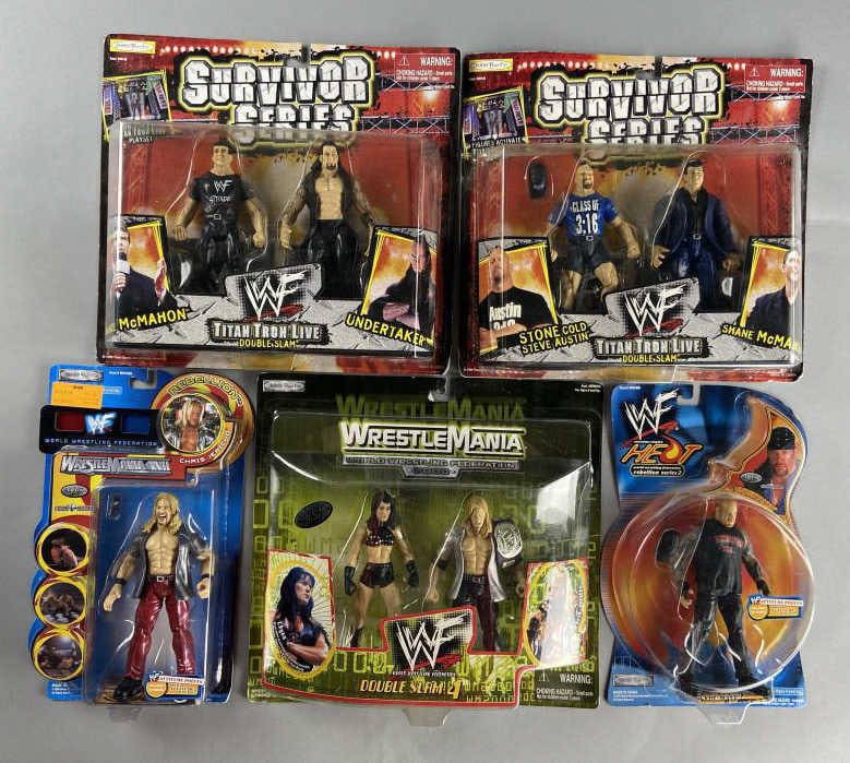 Wwf Double Slam, Wrestlemania, & Heat Sets Auction