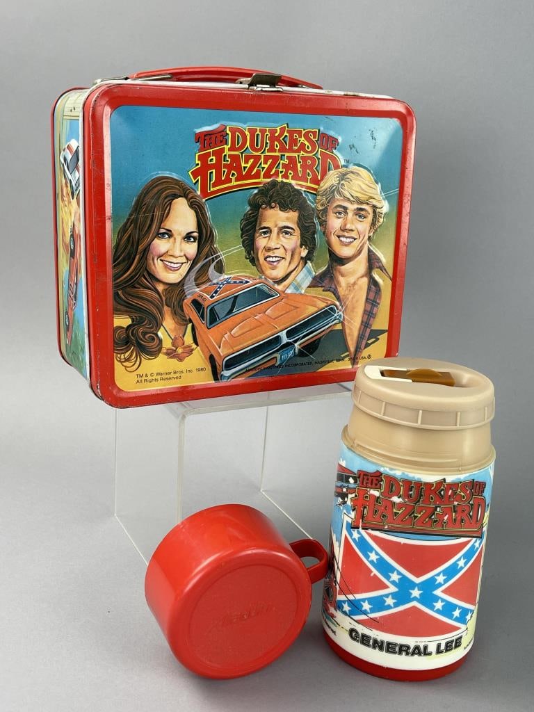 The Dukes Of Hazzard Lunch Box W/ Thermos Auction