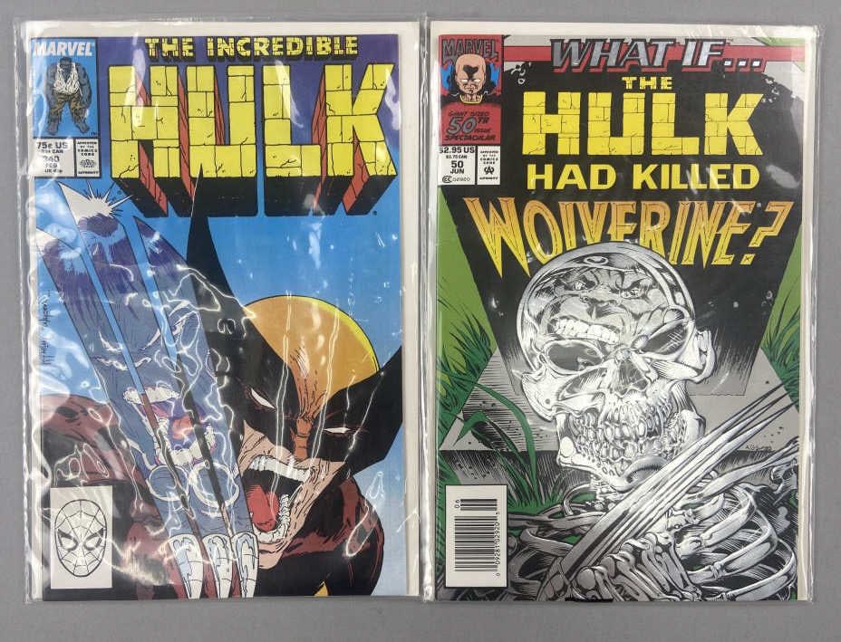 Incredible Hulk 340 And What If... 50 Comics Auction