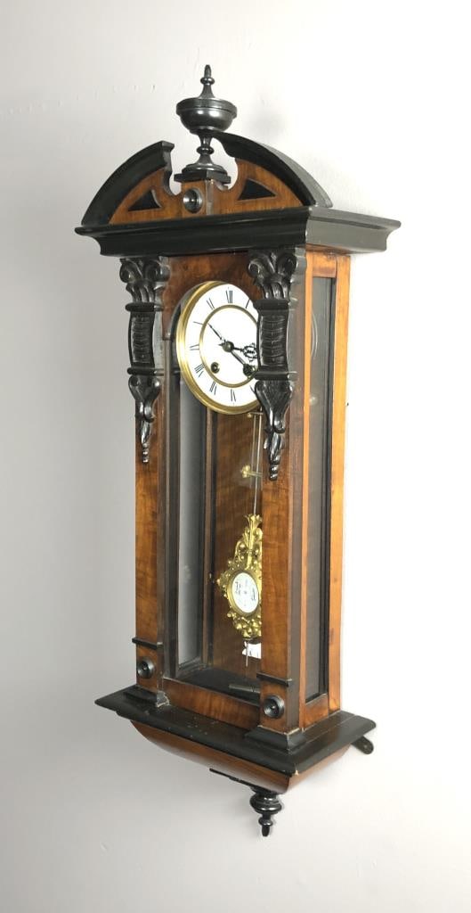 Antique German Wall Regulator Clock Auction