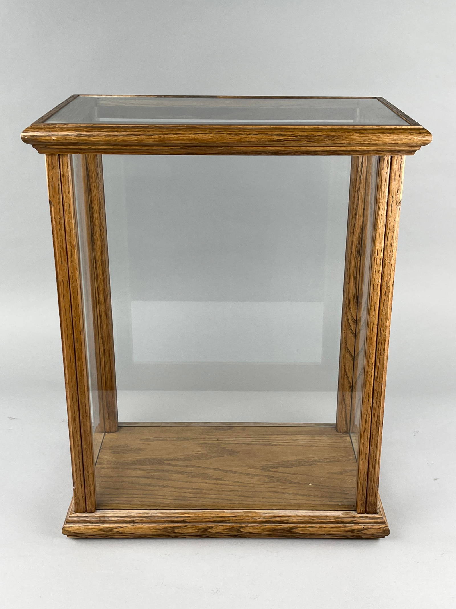 Top Open Glass Display Case Auction
