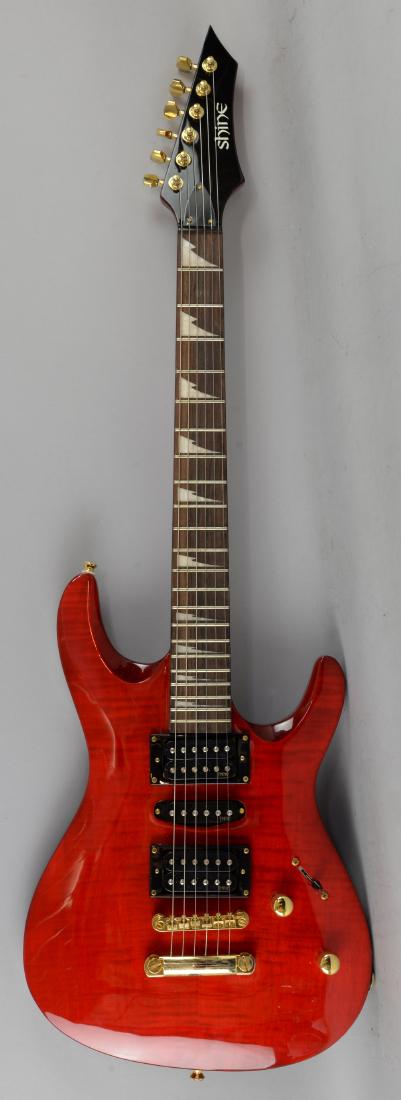 Shine Six String Electric Guitar, With Hard Carry