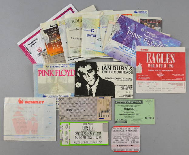 Twenty Three 1980’s-90’s rock concert tickets: Pin - Oct 05, 2017 ...