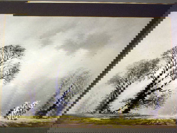 David Shepherd: Print Of Horses And A Ploughman P