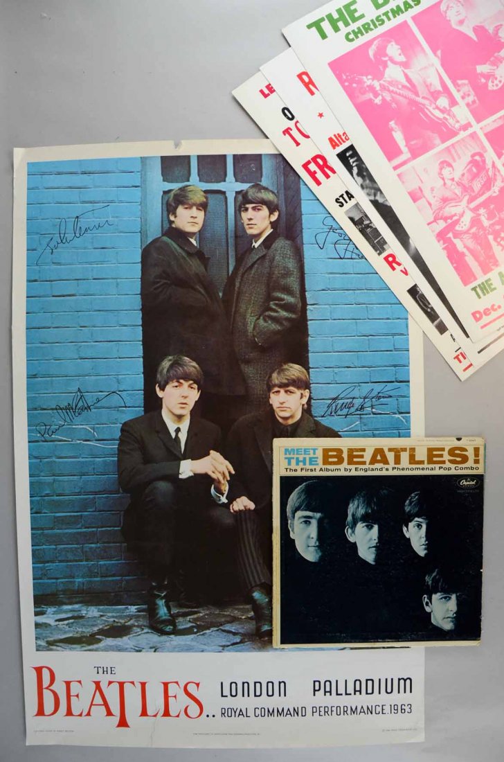 The Beatles, London Palladium Music Poster (1963),