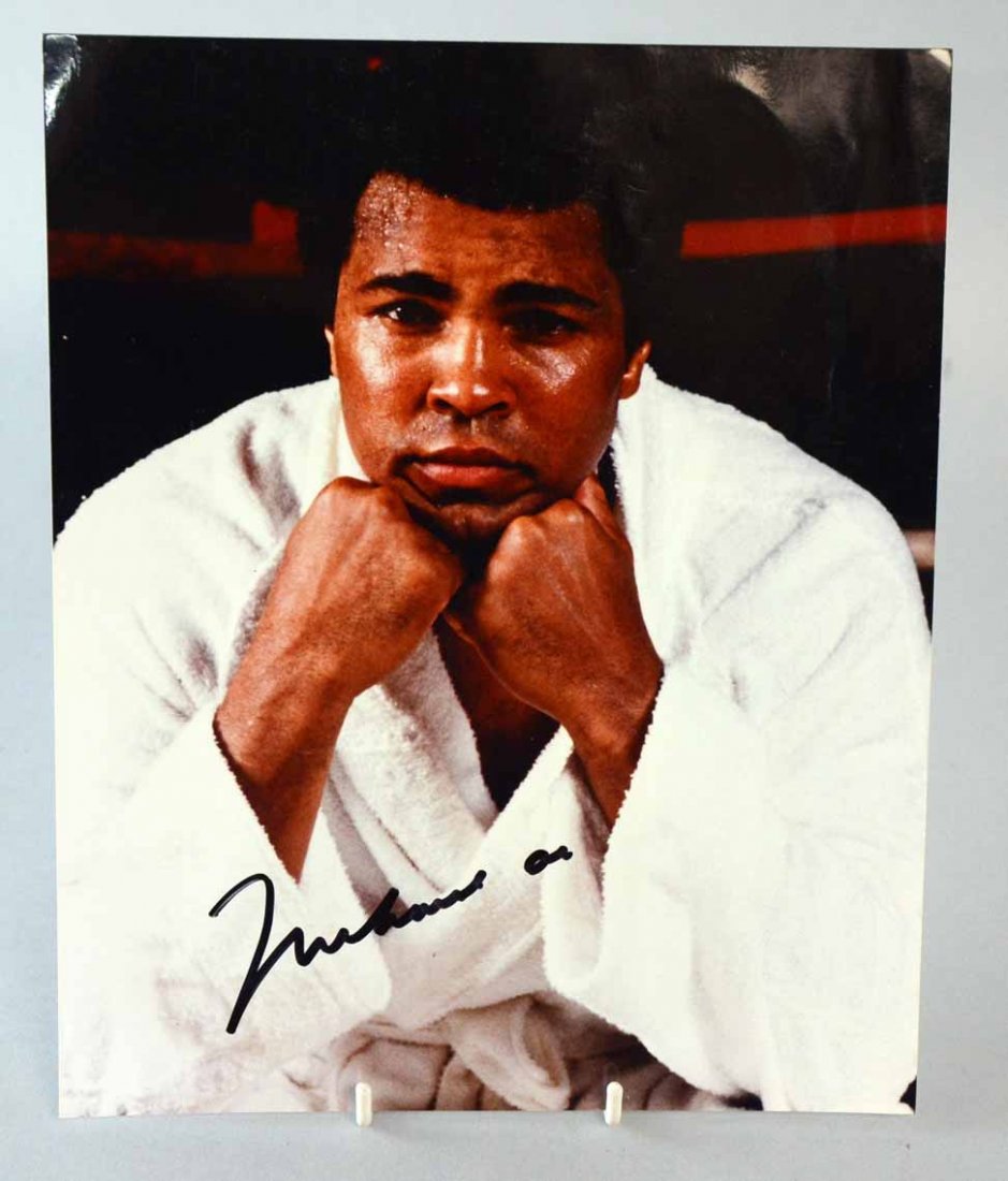 Muhammad Ali (1942 ) Boxing, A Signed Colour