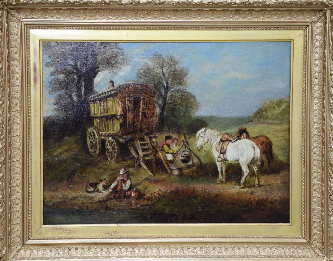 Harden Sidney Melville, A Gypsy Encampment, Oil on - Dec 12, 2013 ...