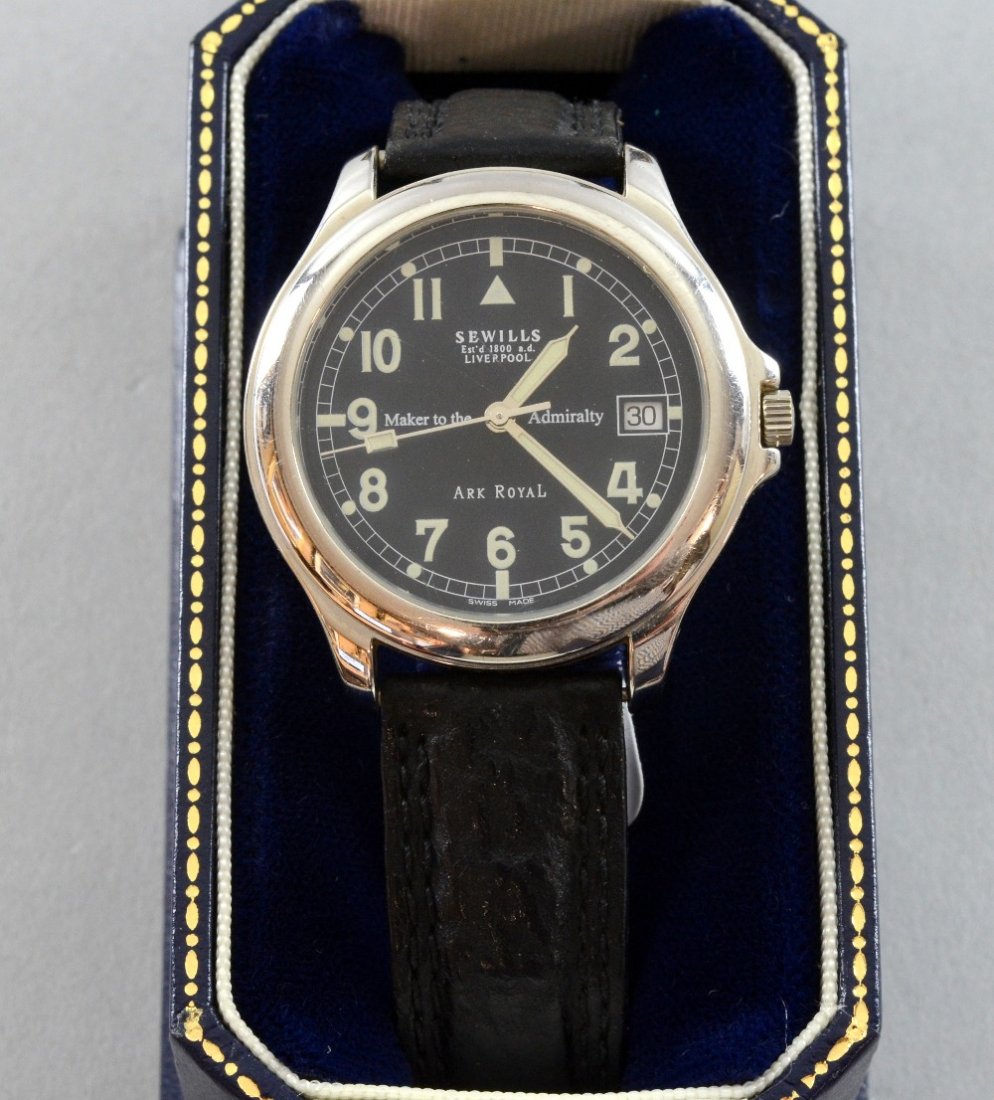 Sewills 'Ark Royal' wristwatch, stainless steel and - Mar 26, 2014 ...