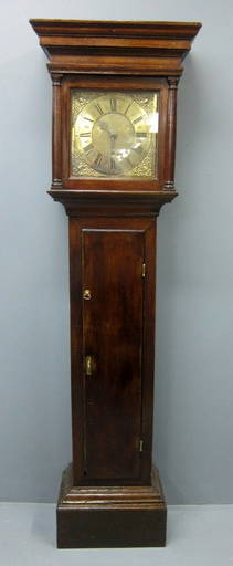 19th Century Oak 30 Hour Longcase Clock, By Thatcher Of