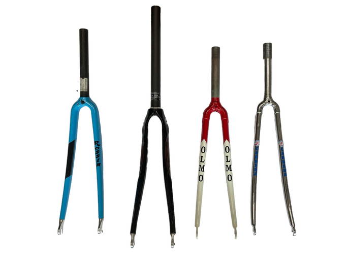 New And Vintage Bicycle Forks Olmo, Carrera, Rossi, Deda Black Magic