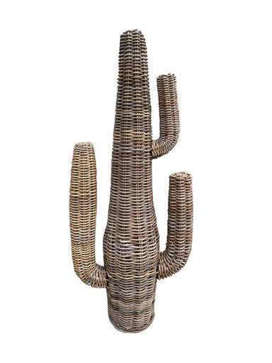 Life Size Wicker Cactus