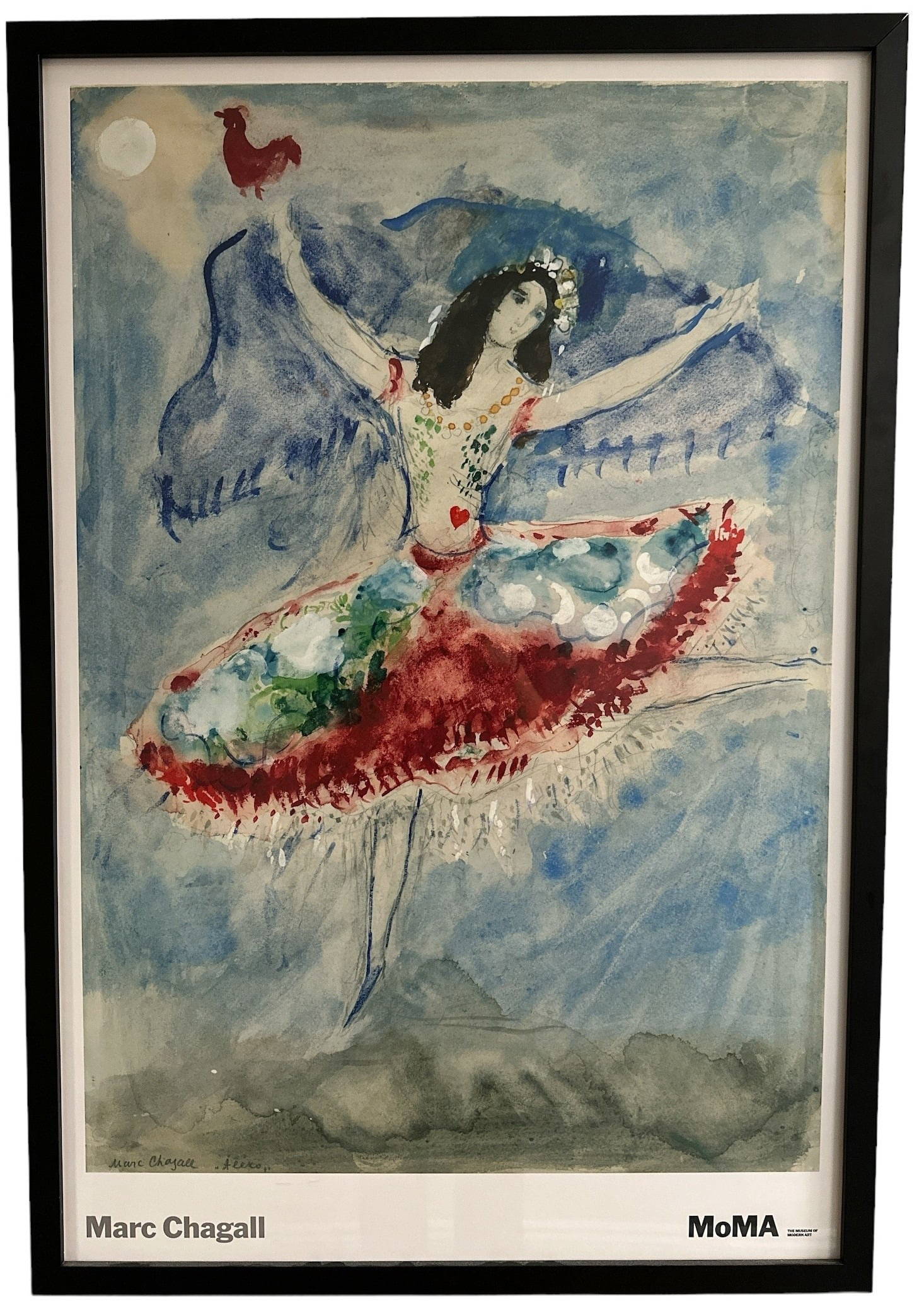 Marc Chagall "the Ballet" Moma Poster Auction