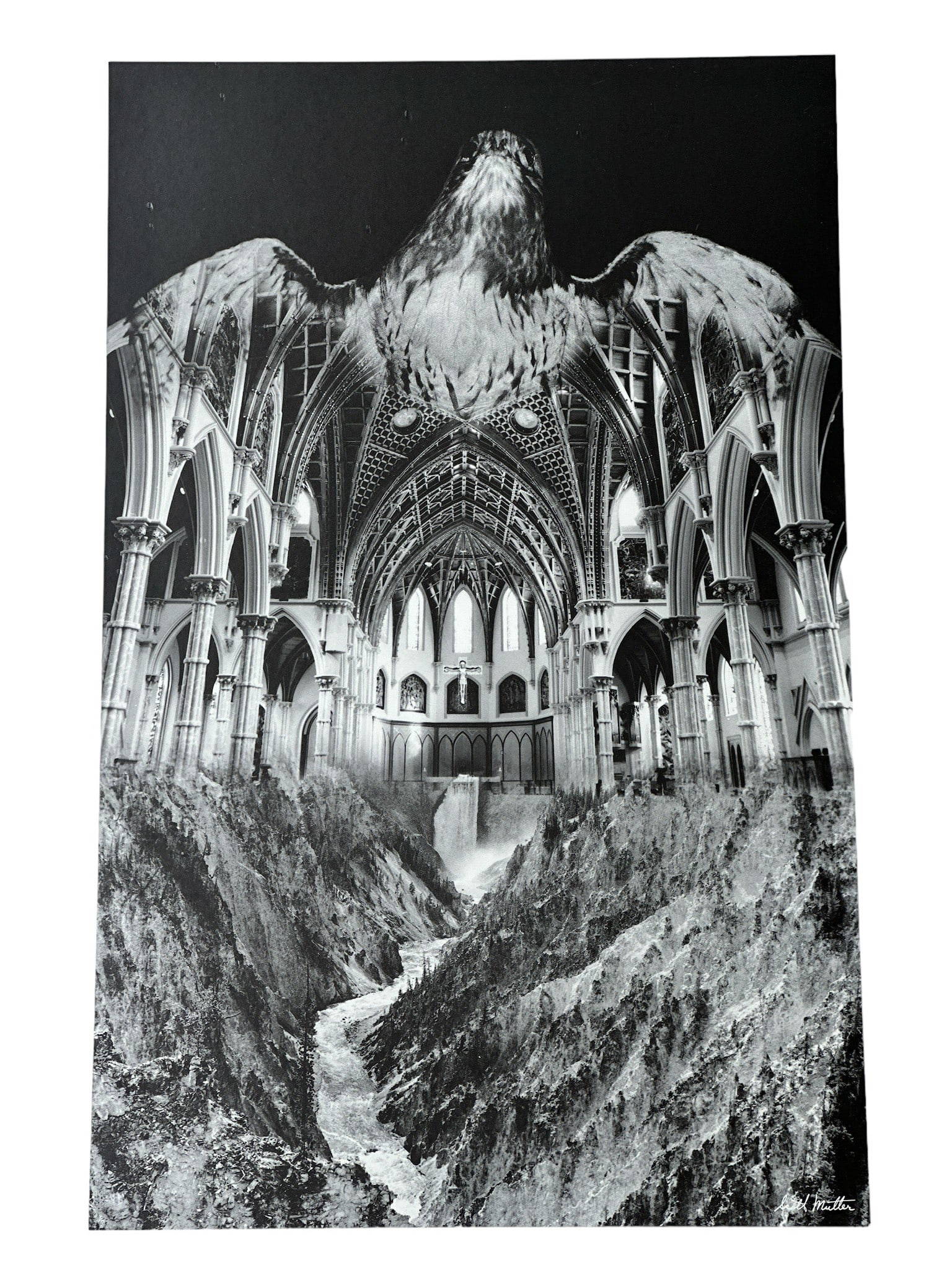 Vintage Scott Mutter Photomontage Print Auction