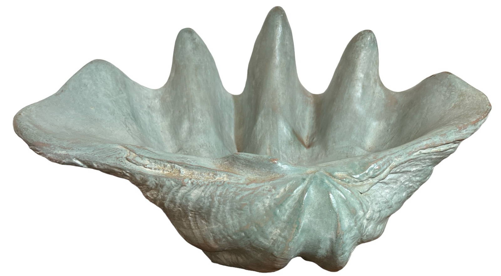 Concrete Clam Shell Garden Sculpture Auction