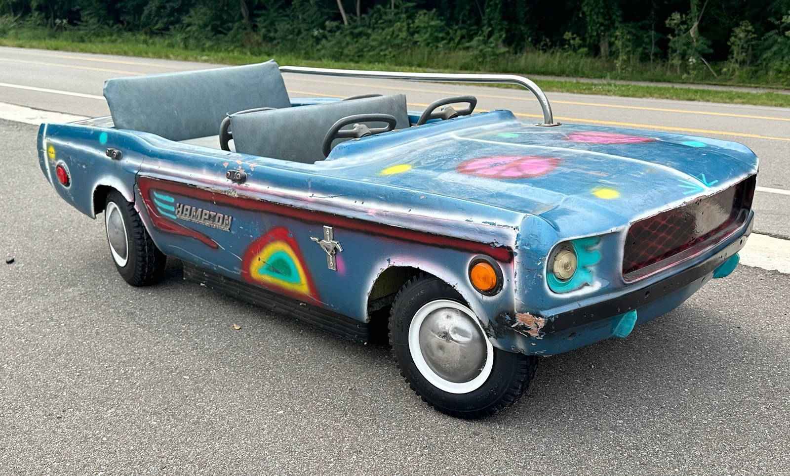 Hampton Original Mustang Carnival Car, Amusement Ride Auction