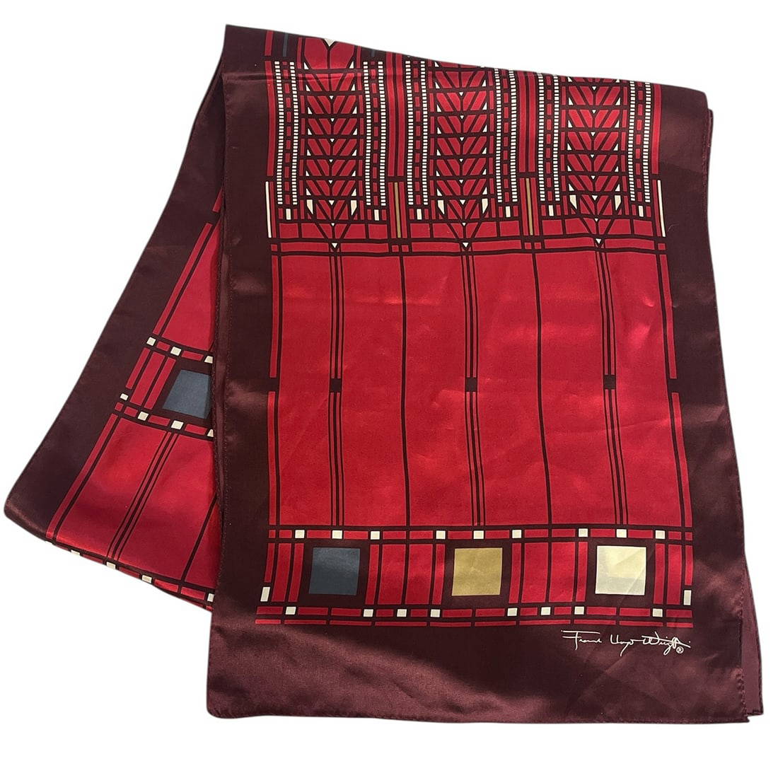 A Frank Lloyd Wright Silk Scarf - Jun 08, 2025 | Rivich Auction In Il