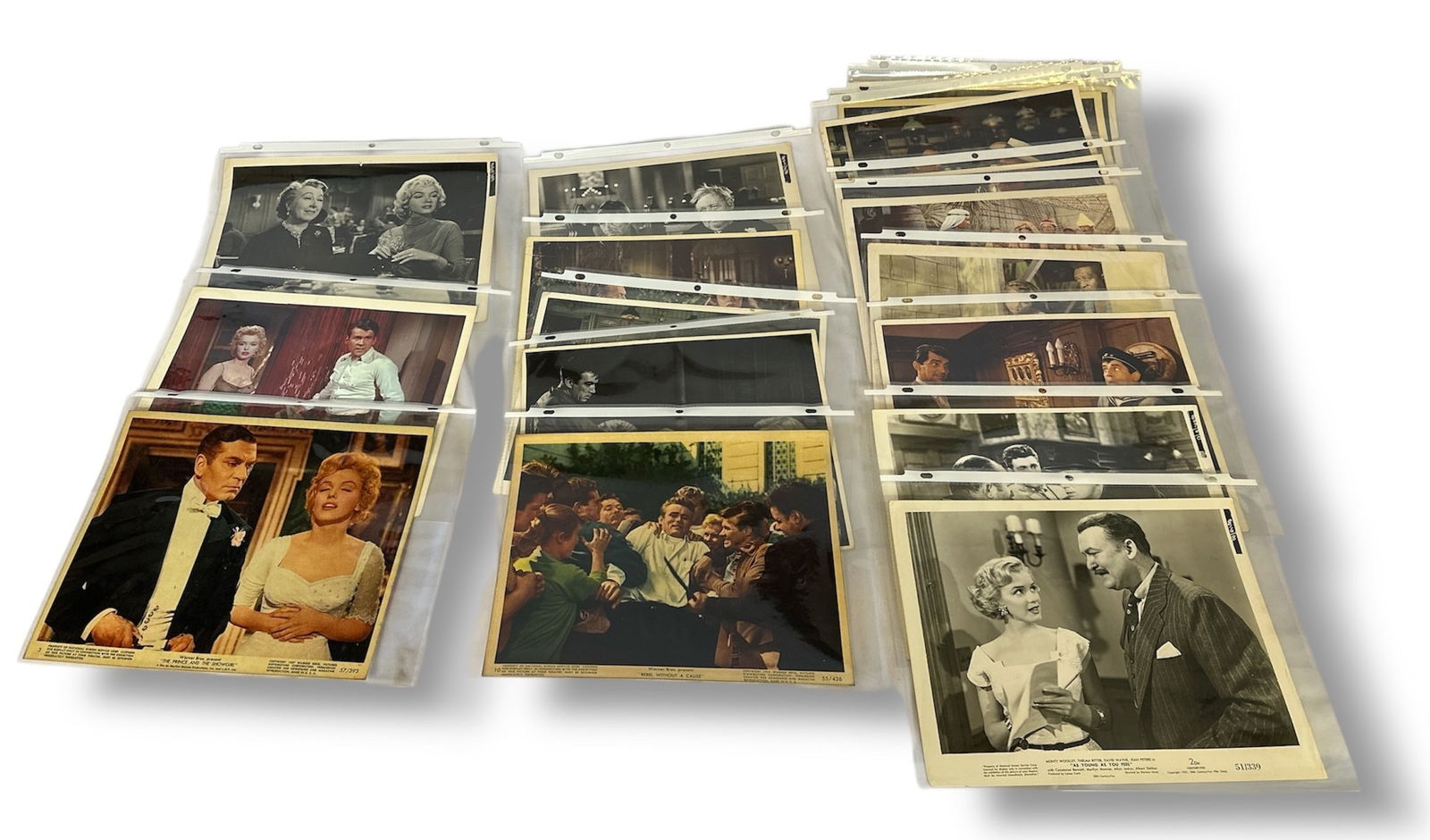 An Assortment Of Colorized Movie Stills Featuring Marilyn Monroe ...