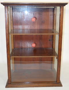 Countertop Oak Wood Display Case