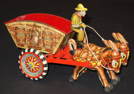 Marx Boxed Donkey Cart