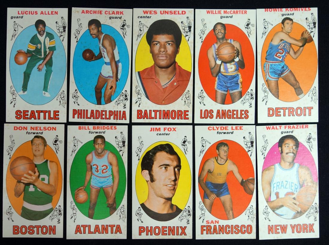 1969 TOPPS BASKETBALL CARDS (10)
