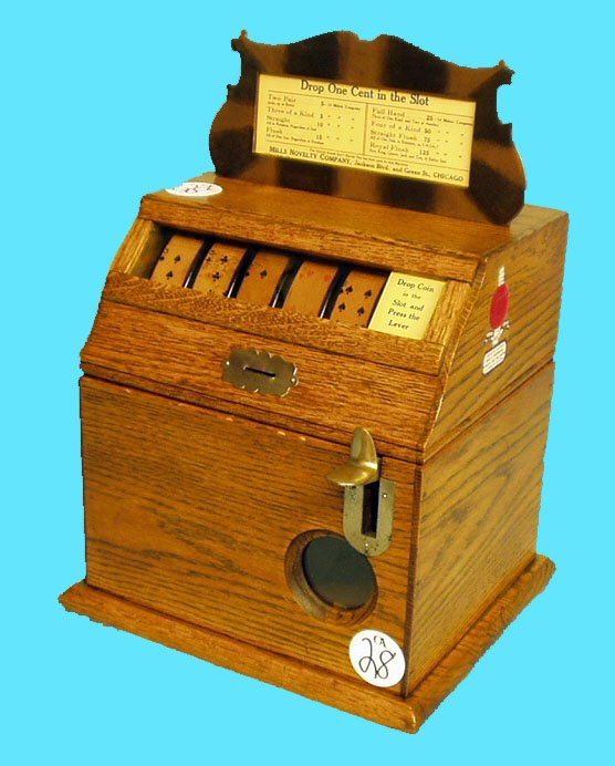 1028: MILLS COUNTER-TOP SLOT MACHINE