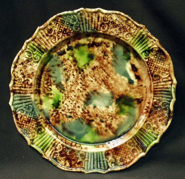 74: WHIELDON WARE PLATE - 18TH CENTURY
