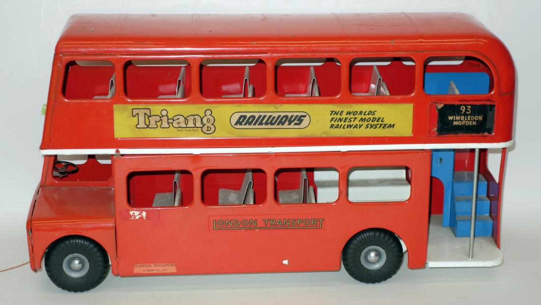 Triang Double Decker Toy Bus