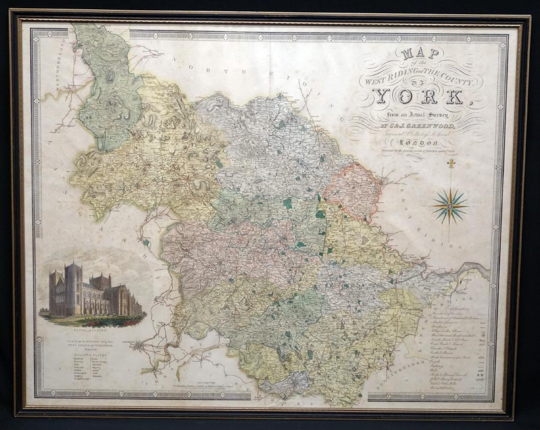 MAP OF YORK ENGLAND