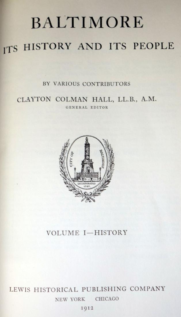 HISTORY OF BALTIMORE BOOKS (3)