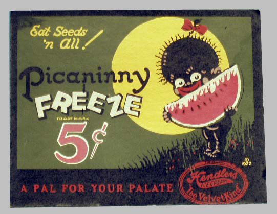 310: BLACK AMERICANA HENDLERS ICE CREAM PICANINNY