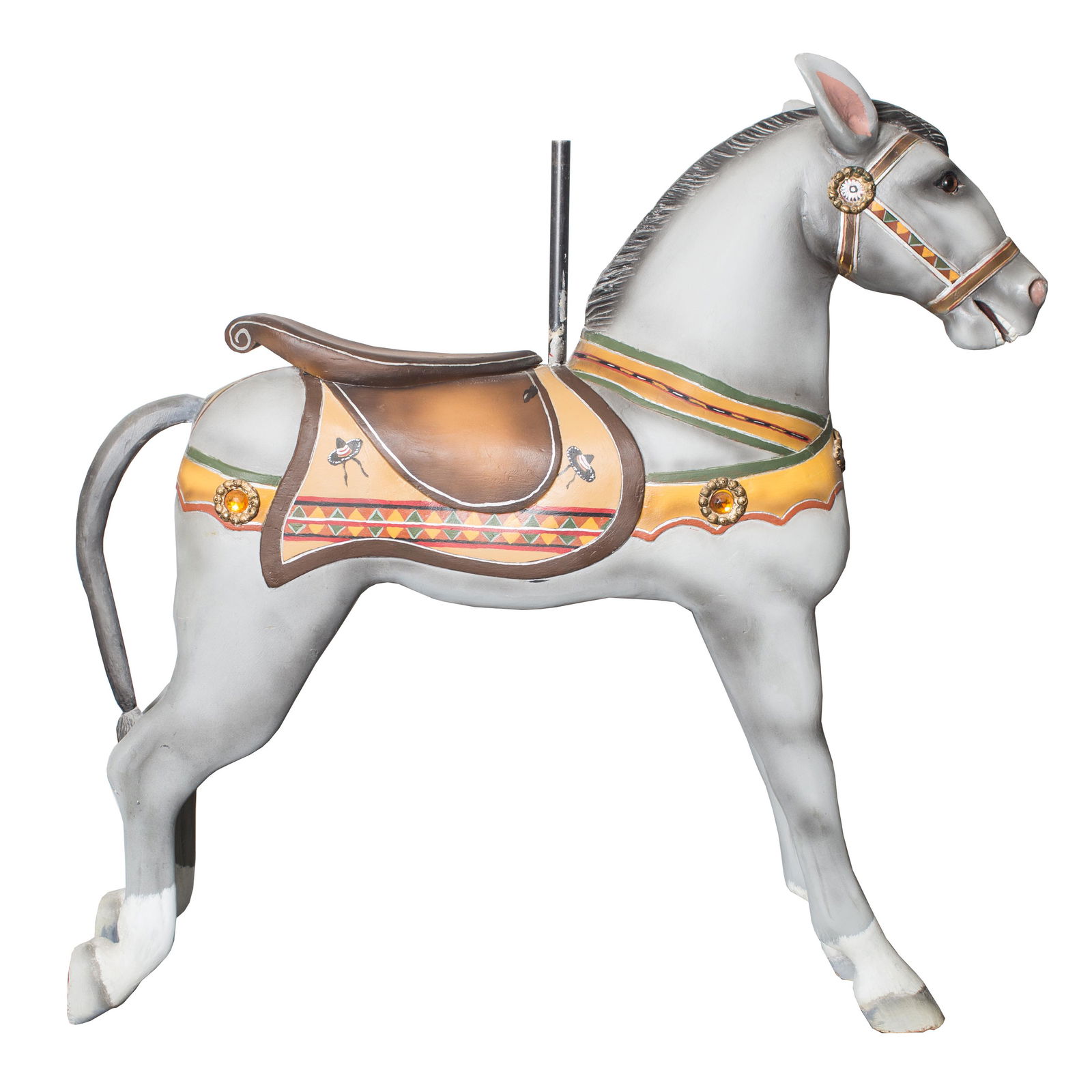 For Auction: RARE LOOF DONKEY CAROUSEL ANIMAL (#0011) on May 21, 2020 ...