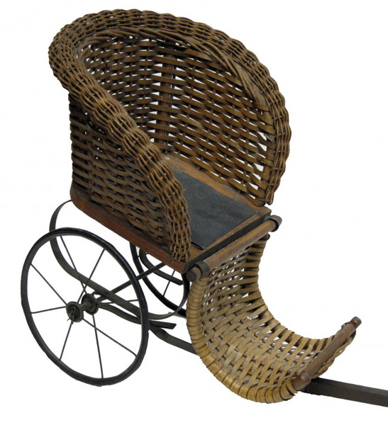 Child's Wicker Stroller