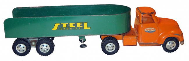 Tonka Truck With Grain Hauler Trailer