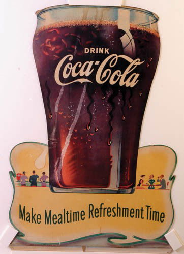 1953 Coca Cola Cardboard Cutout