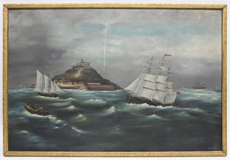 VICTORIAN NAUTICAL PAINTING (#0369) on Dec 15, 2022 | Richard Opfer ...