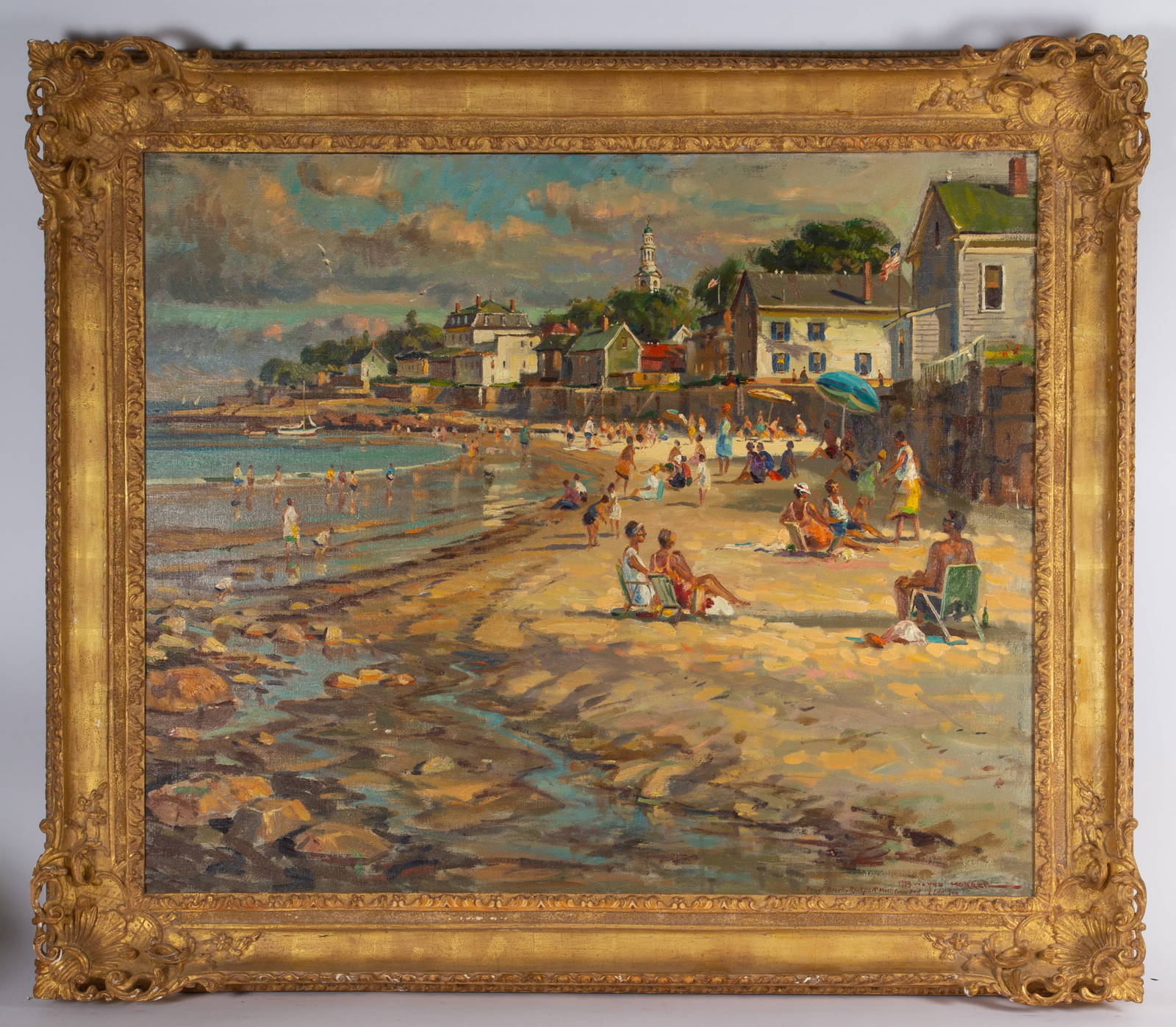 Wayne Morrell Beach Painting Auction
